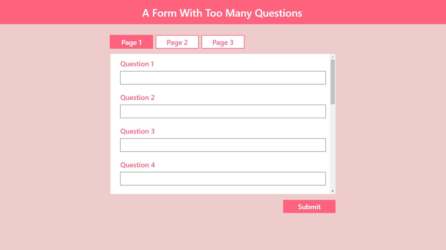 Power Apps Multiple Page Form On A Single Screen